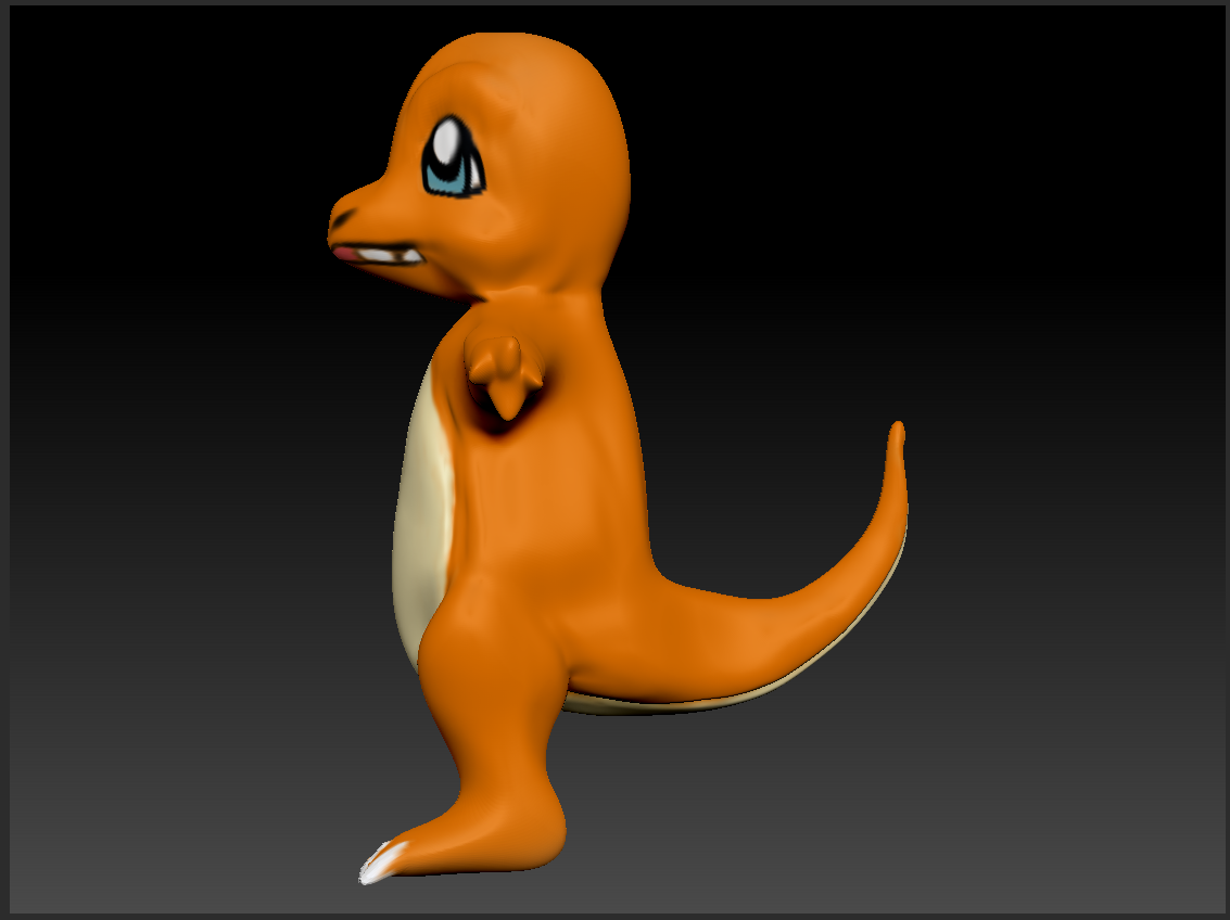 Suzanne's 3D Modeling Art Blog: Charmander 11/20