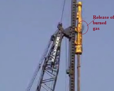 How does Diesel Hammer Work in Pile Foundation Operation?