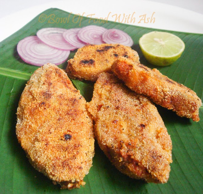 Bowl Of Food With Ash: Coastal Rava Fish Fry Recipe | How to make Tawa ...