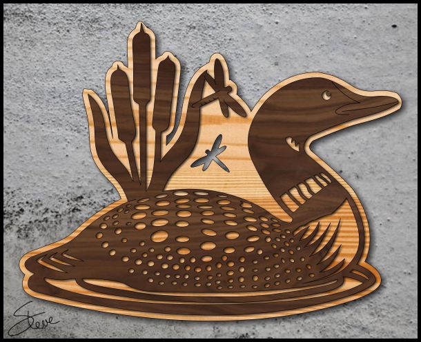 Scrollsaw Workshop: Common Loon Scroll Saw Pattern.