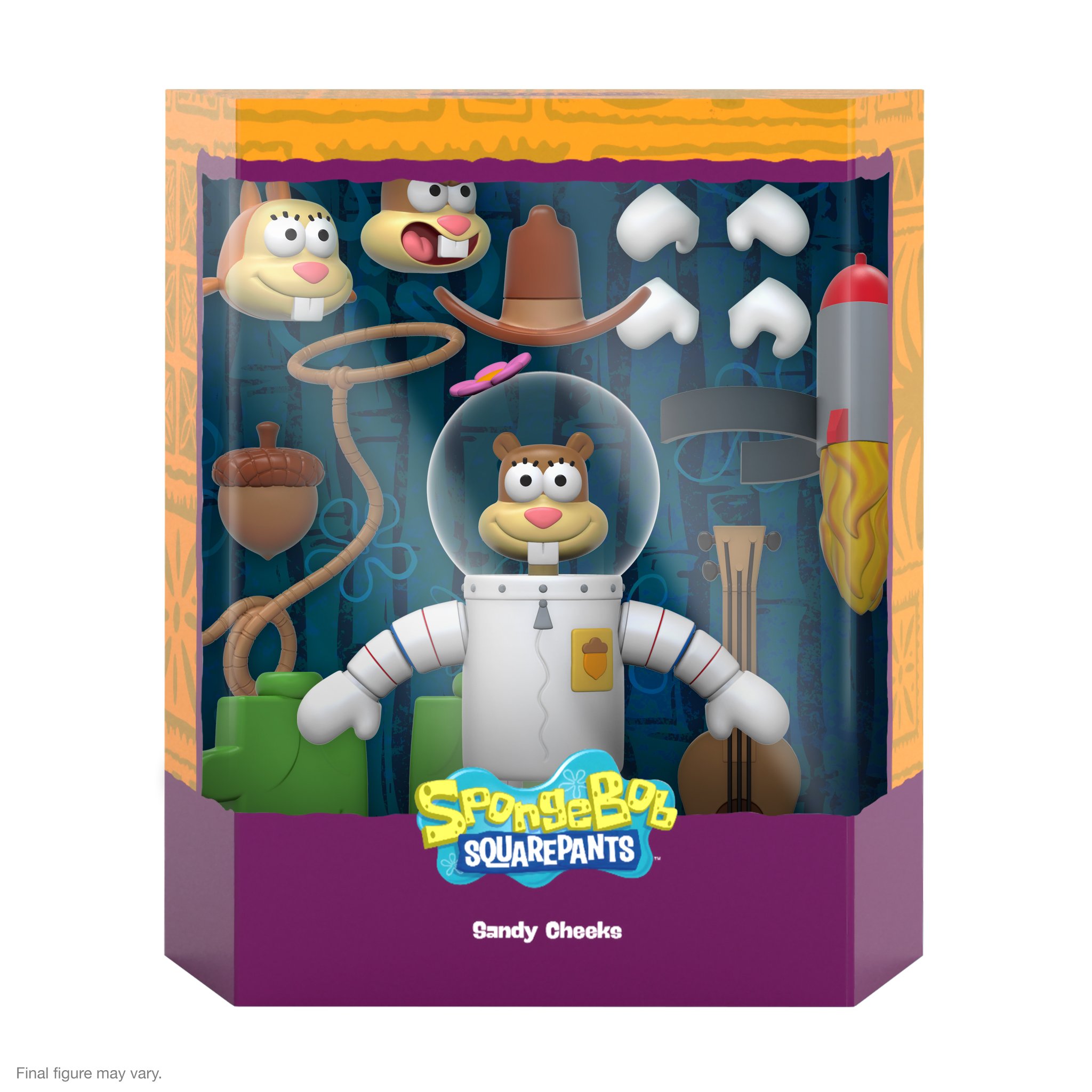 NickALive!: SpongeBob and Sandy Cheeks Join the Super7 ULTIMATES! World