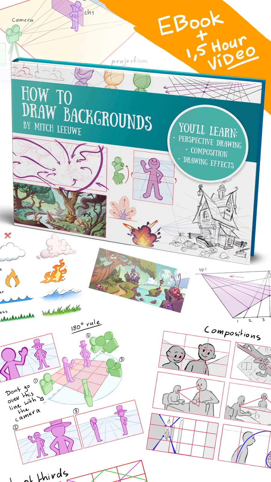 Learning drawing principles: story