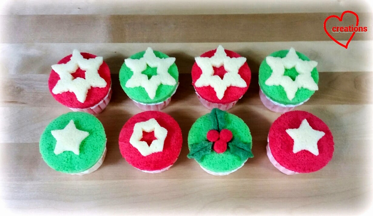 Loving Creations for You: 'Christmas Mistletoe Ring' Rainbow Chiffon ...