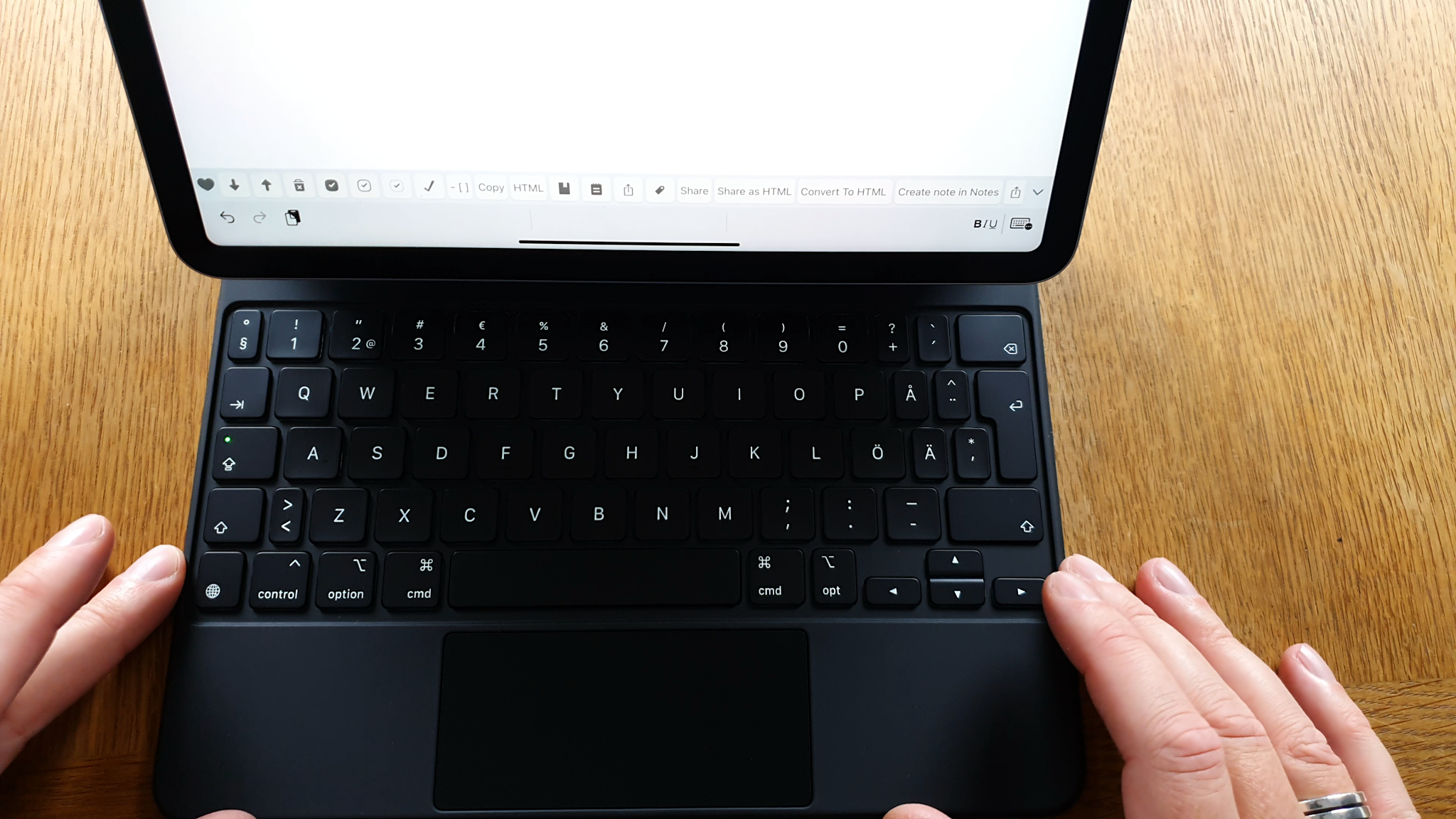 My Apple Magic Keyboard for the iPad Air 4 (2020) unboxing and test!
