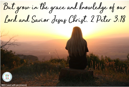 Grow in Jesus | Bible Fun For Kids