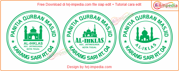 Contoh Stempel Panitia Qurban Terbaru 2021 | Stempel Panitia Masjid ...