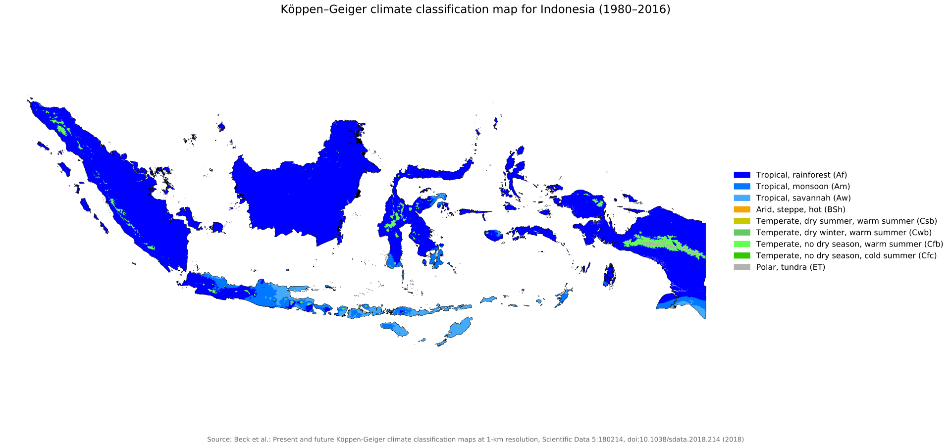 Physical Geography Maps - Fiziki Coğrafya Haritaları: Indonesia ...