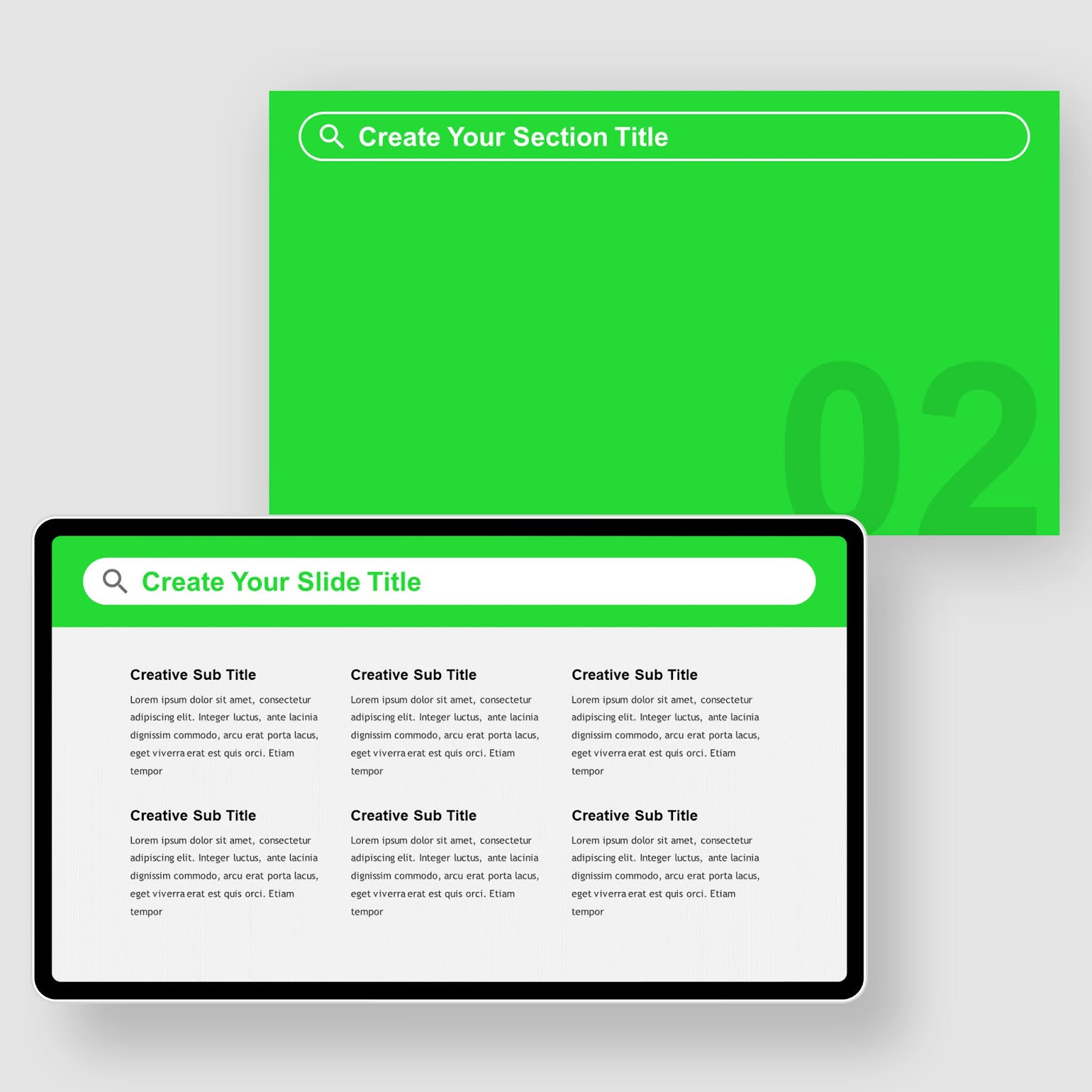 Search Bar PowerPoint Templates - PowerPoint Free