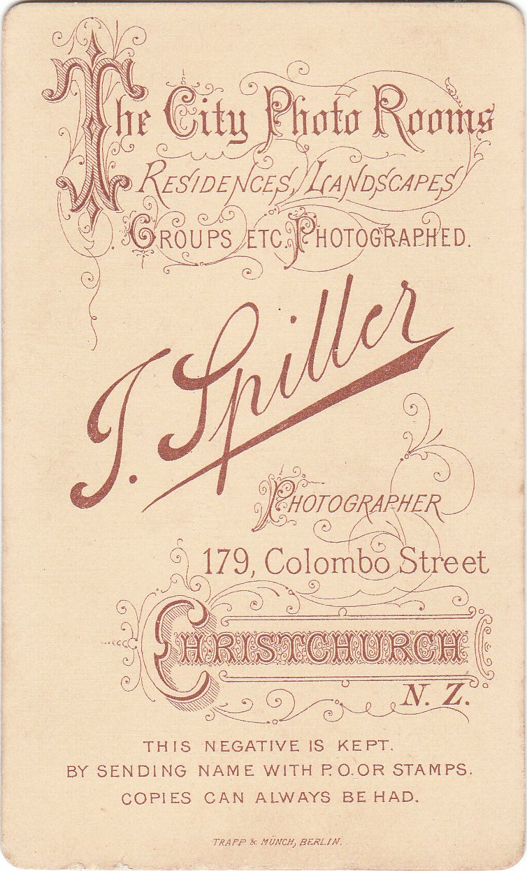 Early New Zealand Photographers: SPILLER, John