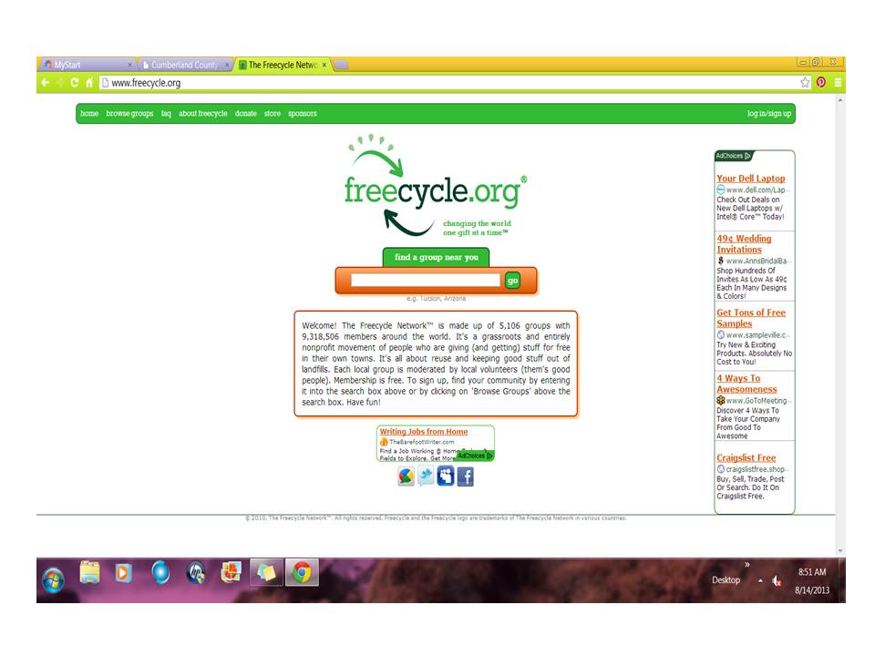 Forced to be Frugal Family: Frugal Find of the Week: Freecycle