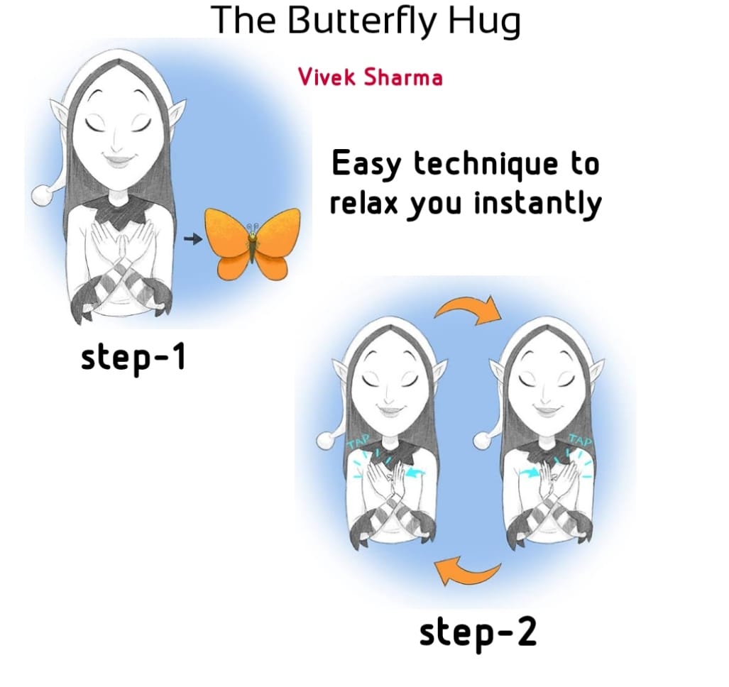 Grandmasterviveksharma: THE BUTTERFLY HUG