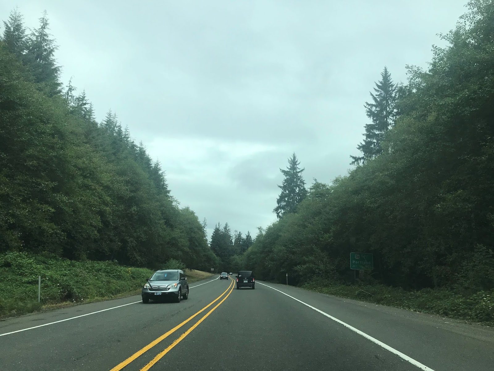 US Route 101 from Cannon Beach, Oregon over the Columbia River via the ...
