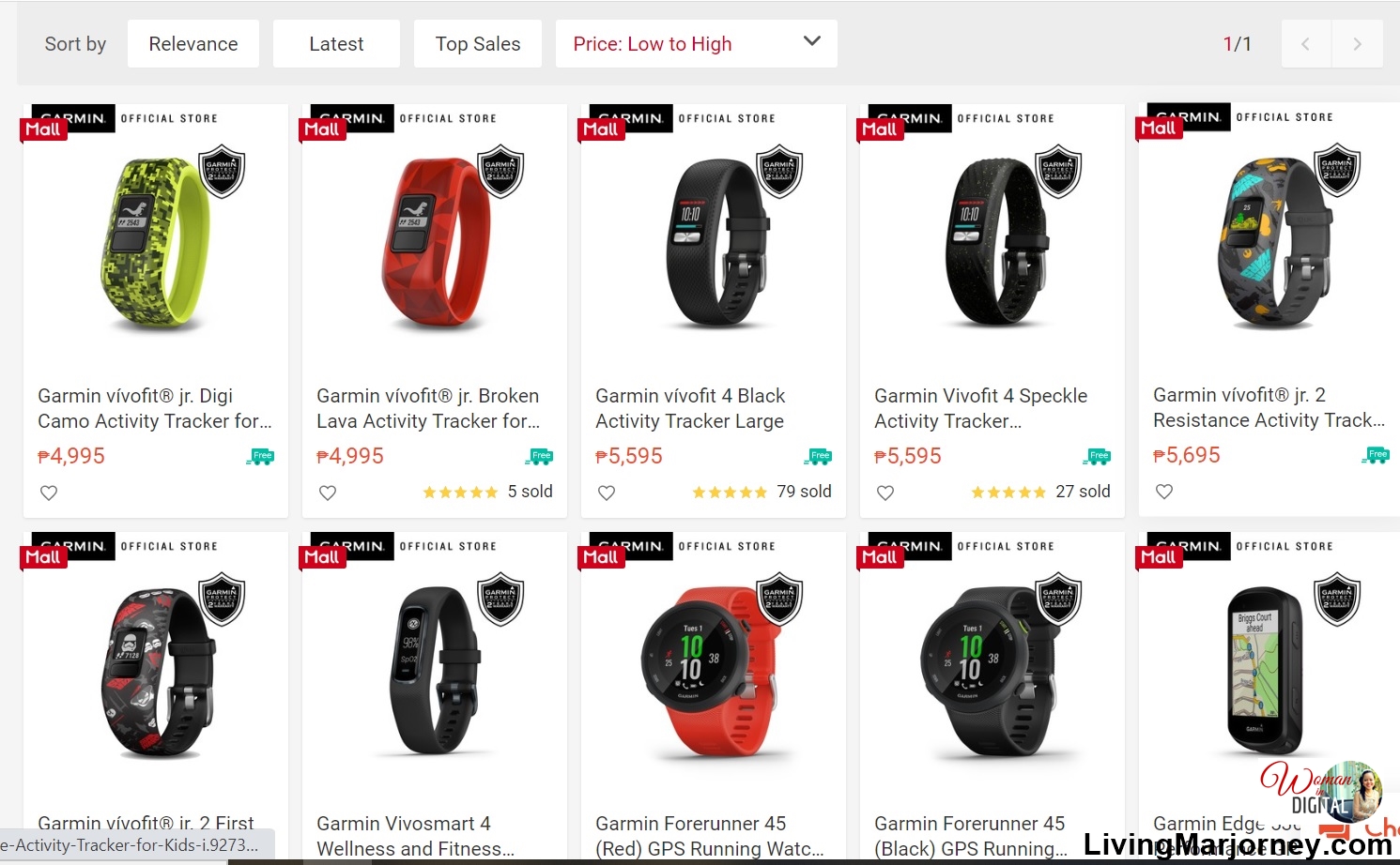 Woman In Digital: Authentic Garmin Watches Available in Shopee