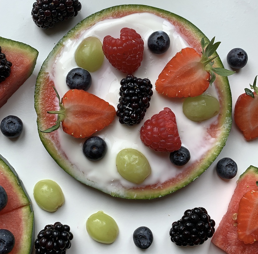 Kids Fruity Watermelon Pizza - All About Kids