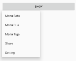 Popup Menu Share Option in Android Tutorials - History Tips Trik