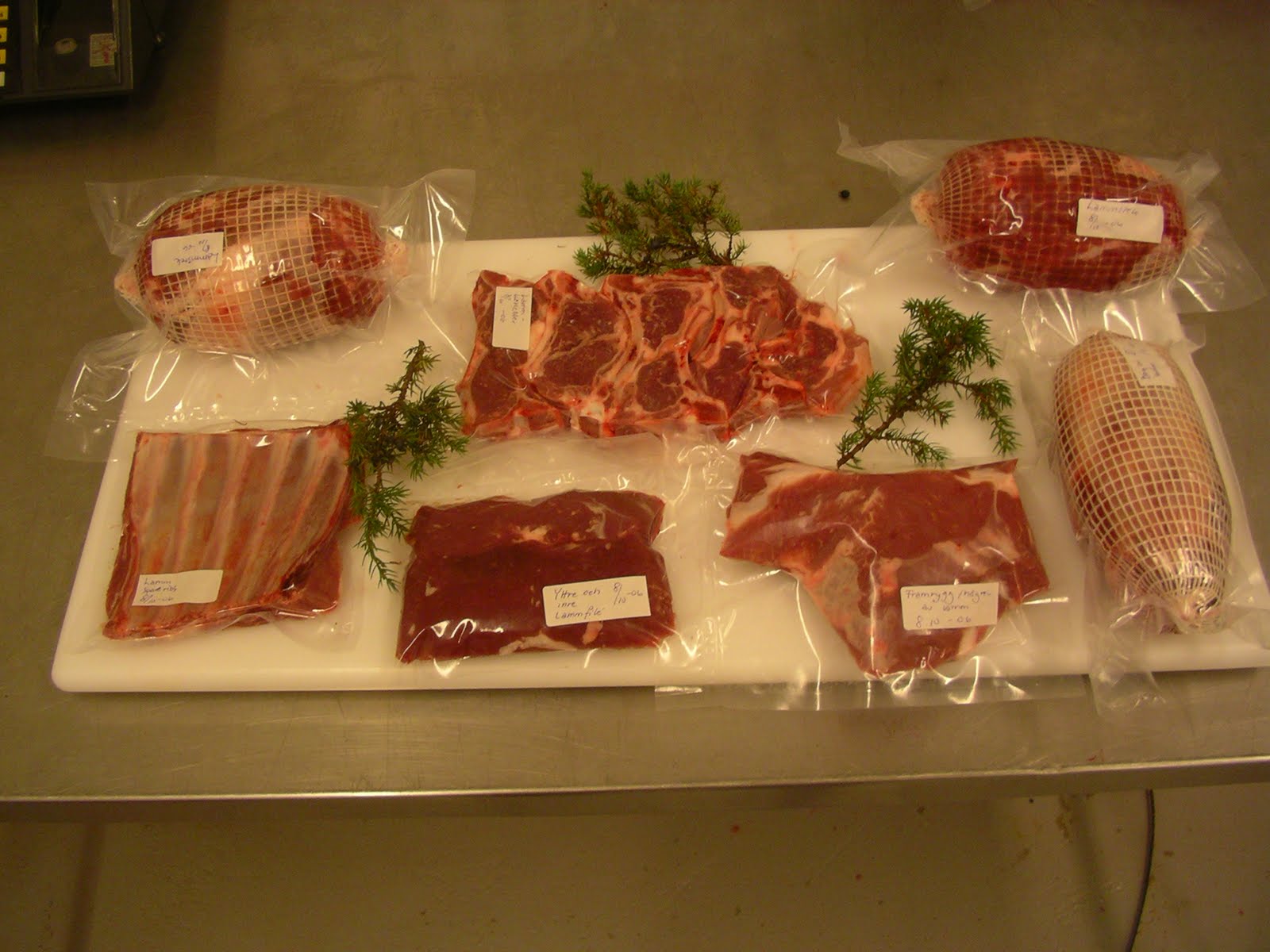 Marskogens lamm: Beställa kött