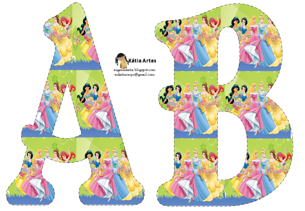 Alfabeto Princesas de Disney. - Oh my Alfabetos!