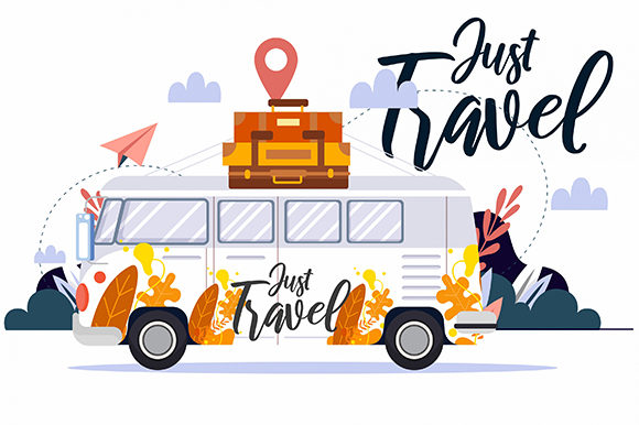 Travel Background Classic Design