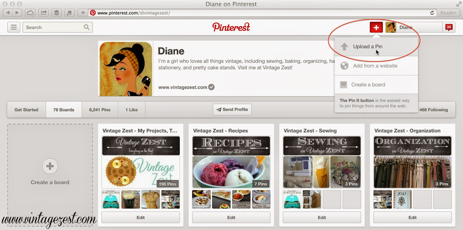 How to: Make Cute Pinterest Cover Boards! ~ Diane's Vintage Zest!