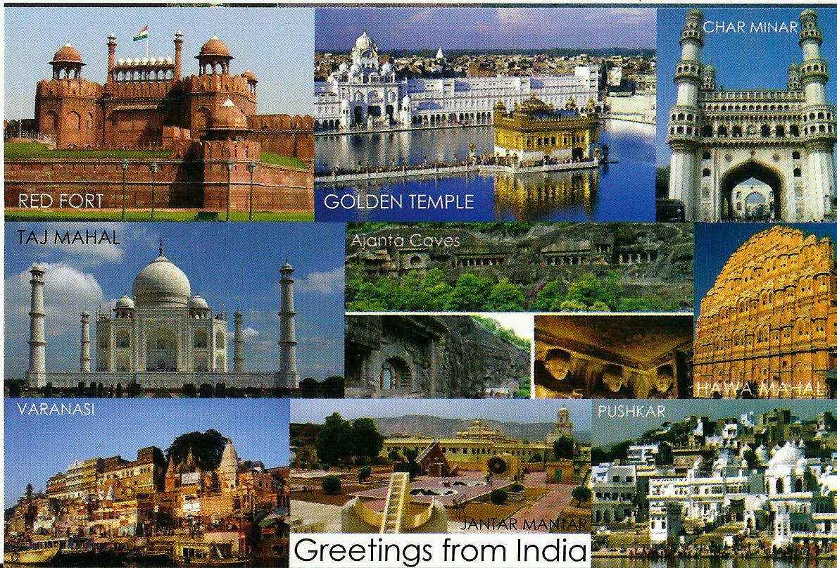 Heritage of India: Greetings from India post cards
