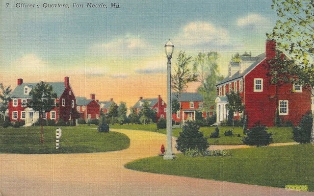 My Favorite Views: Maryland - Fort Meade, Officer's Quarters 1942