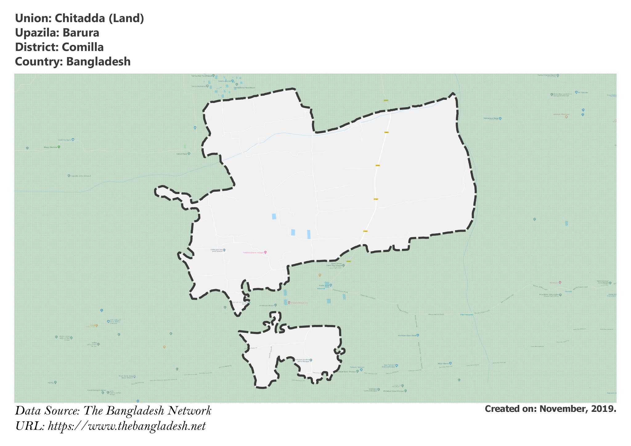 Chitadda Union, Comilla