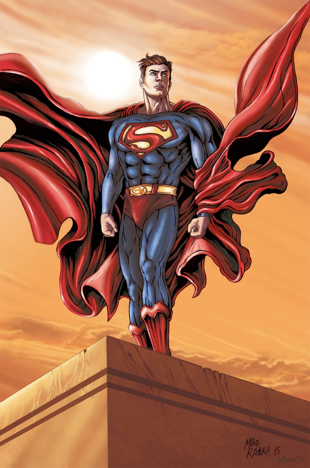 MIKE RATERA ARTBLOG: SUPERMAN - Color by Minxu