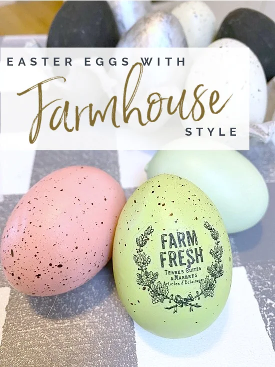 How to Add Farmhouse Detail to Easter Eggs