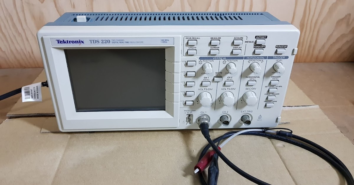 EquipmentHolic: Tektronix TDS220 DIGITAL REAL TIME OSCiIOSCOPE TWO CHANEL