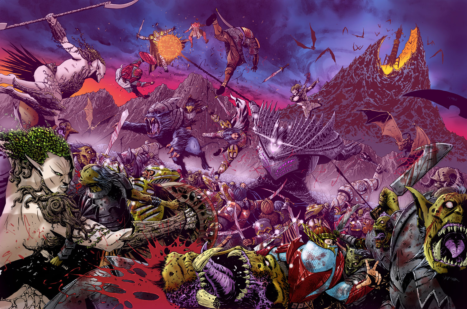 LEIGH GALLAGHER Comic Book Artist: 2000AD KINGMAKER ORIGINAL ART FOR ...