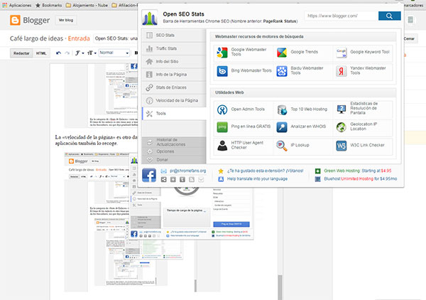 Open SEO Stats: una extensión para Chrome de cara al SEO | Café largo ...