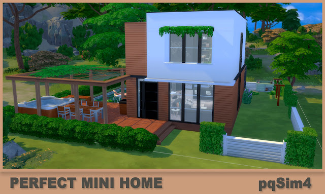 Perfect Mini Home. The Sims 4 Speed Build.