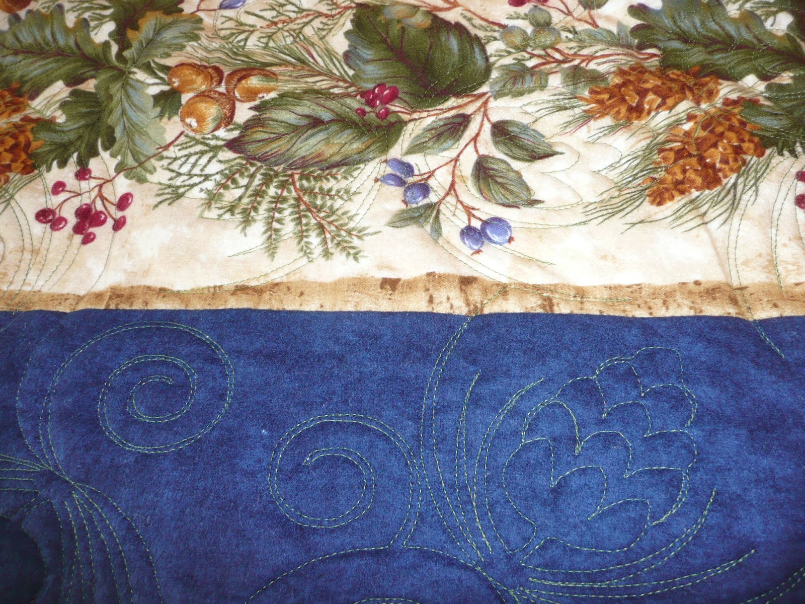Acorn Ridge Quilting: Ruth's Pine Cone Quilt