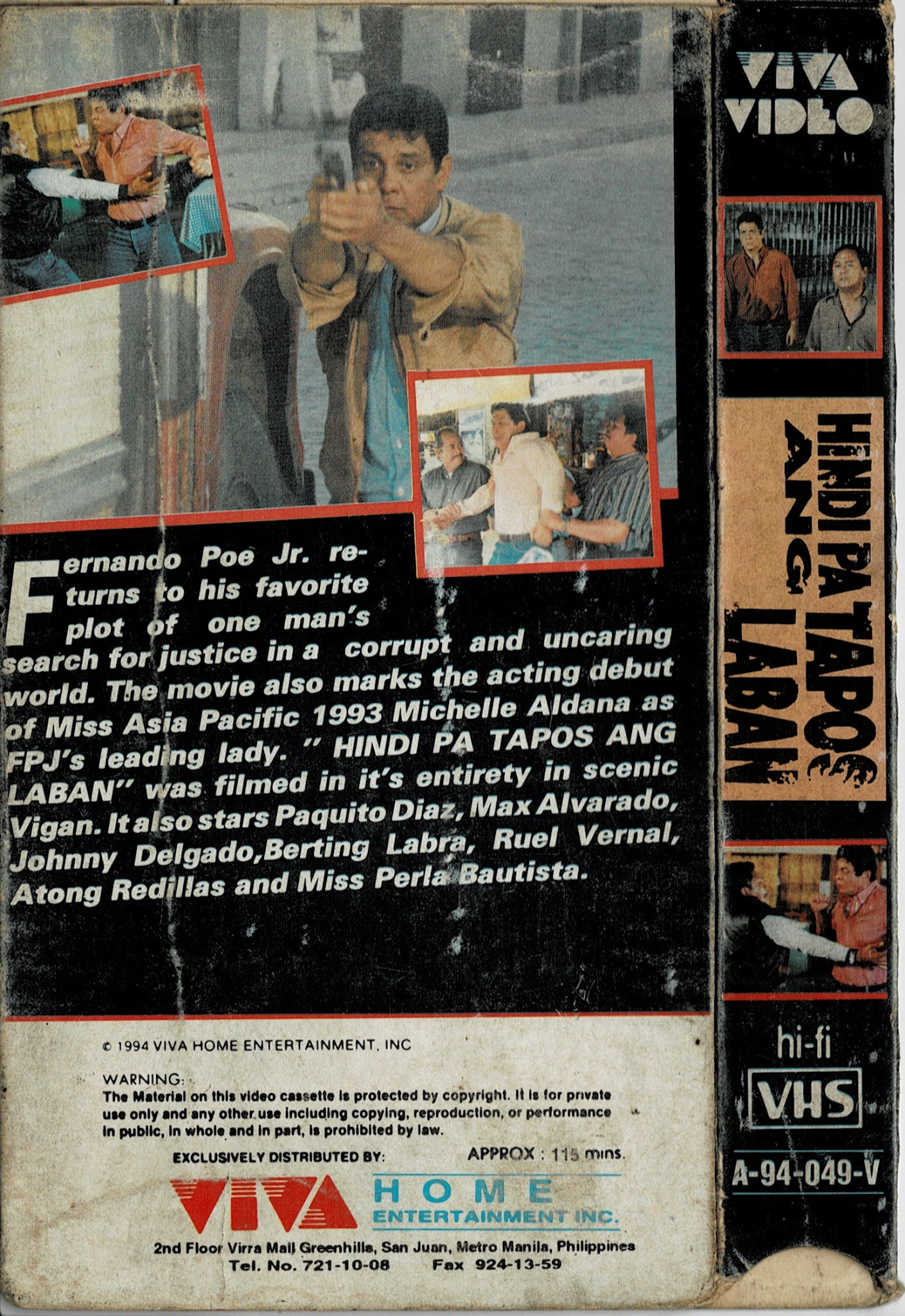 Different Collections: VHS Tape Collection - FERNANDO POE JR. (FPJ) MOVIES