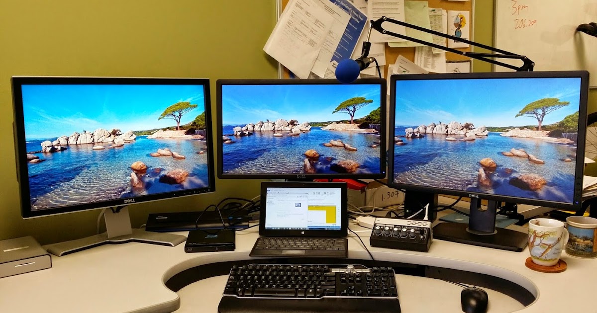 Surface Teaching, Deep Learning: How to set up three monitors with a ...
