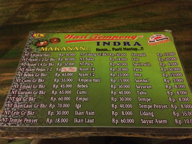 Nasi Tempong Indra - Bali - Travel is my favorite Sport