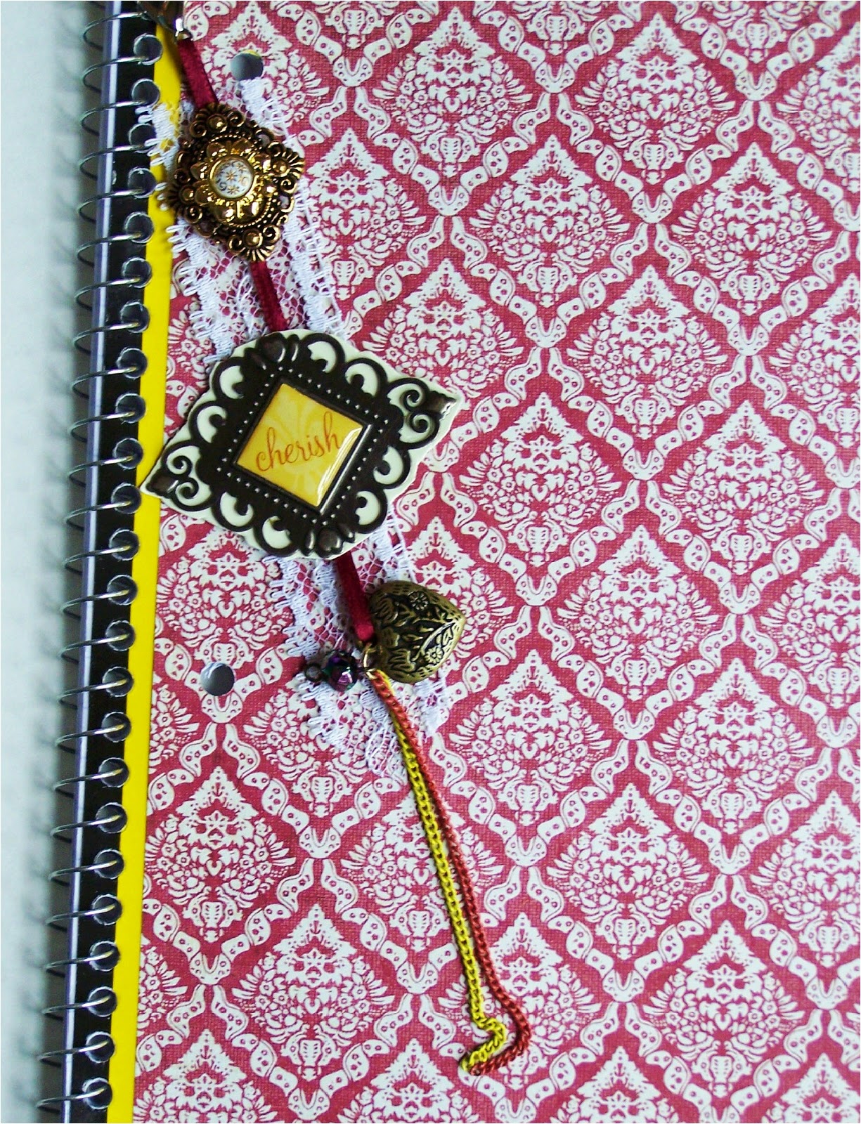 Be True Crafts: Some Handcrafted Spiral Notebook dangles