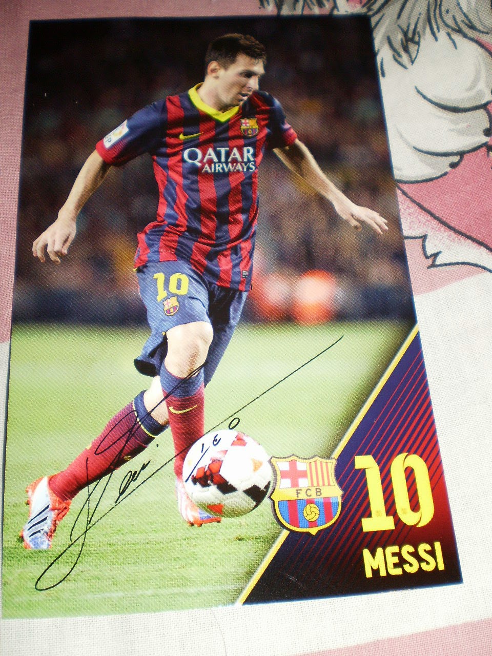 Autografy Asiunii - Asiunia1525: #45. Lionel Messi