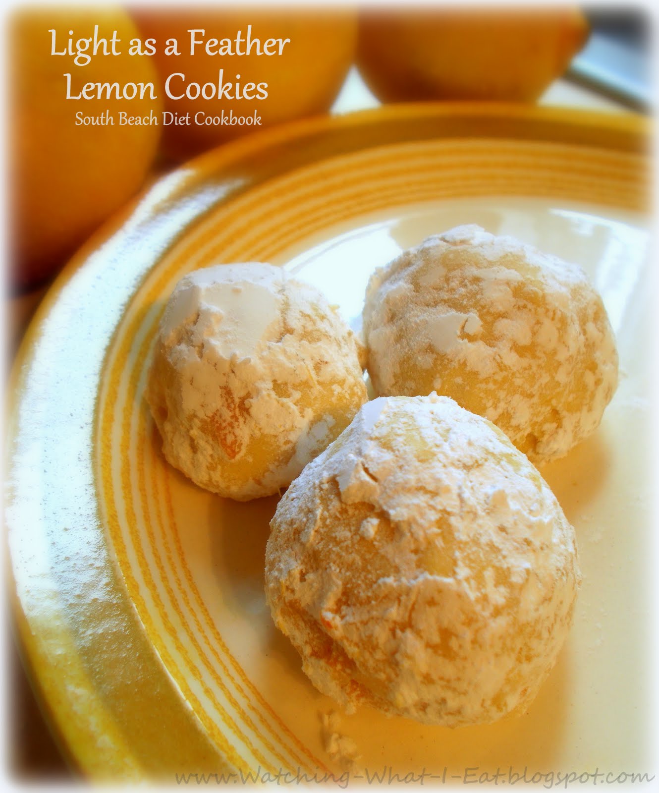 Watching What I Eat: Light as a Feather Lemon Cookies ~ recipe from the ...