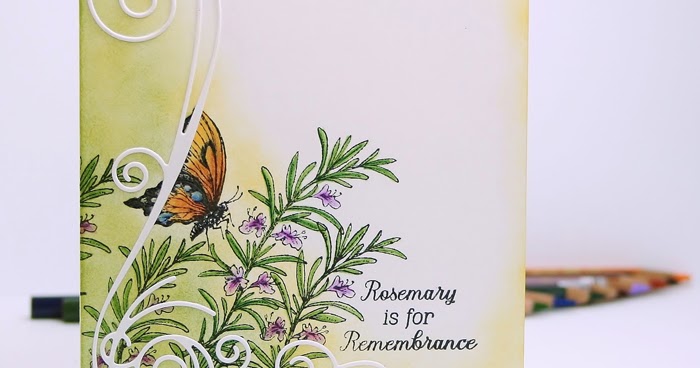 Running With Scissors...: ROSEMARY FOR REMEMBRANCE