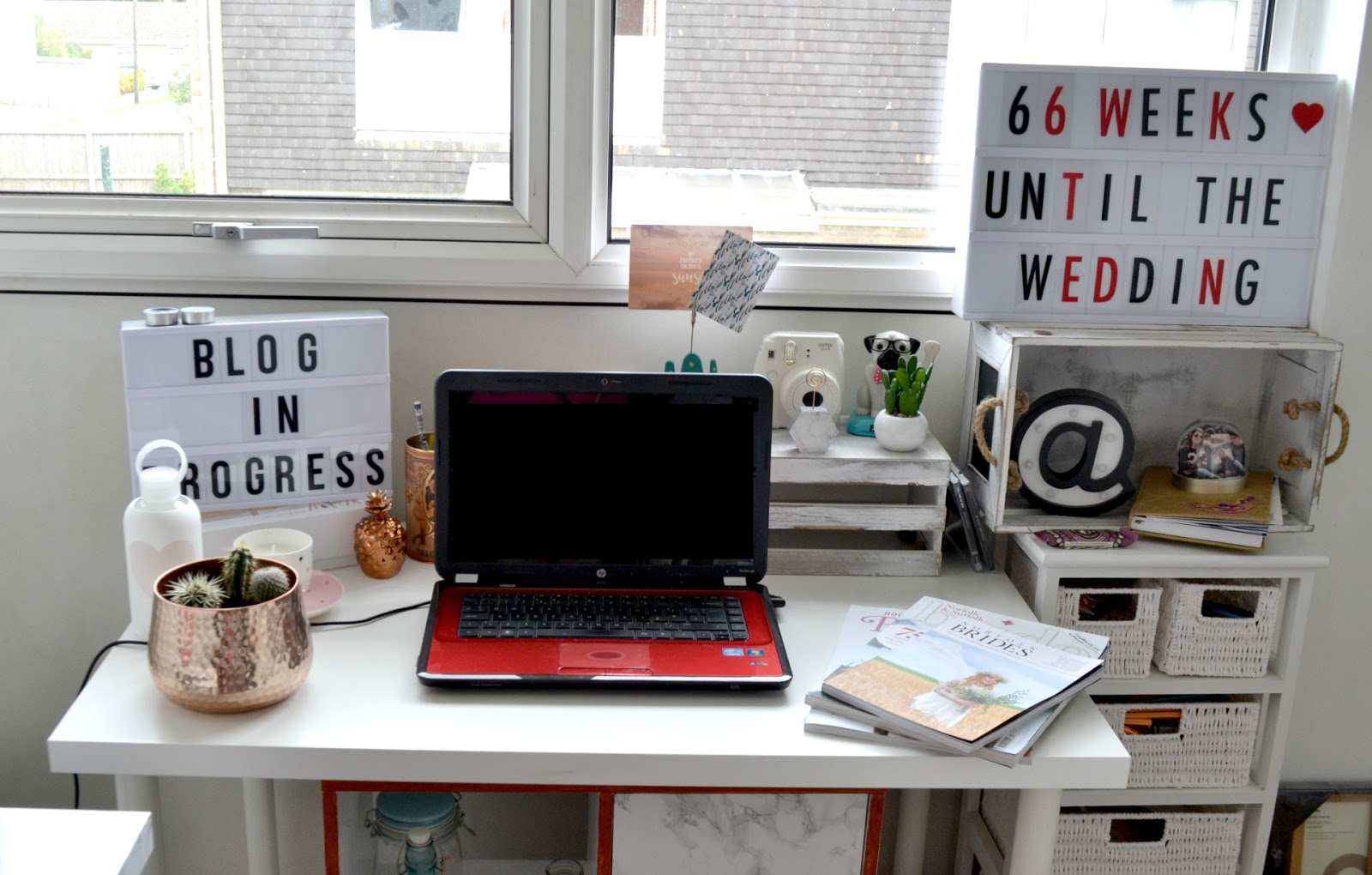 My Office Decor & Styling Fairy Lights | UK Lifestyle and Beauty Blog