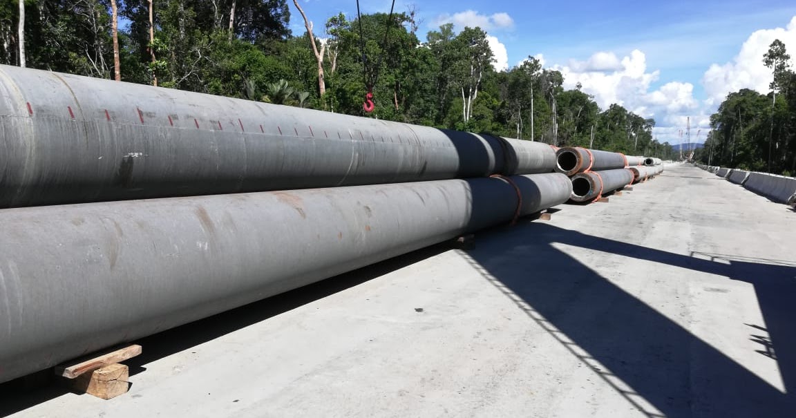 spun piles-civil construction