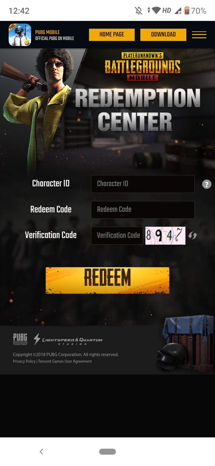 PUBG Mobile 2020 Redeem codes - How to use redeem codes