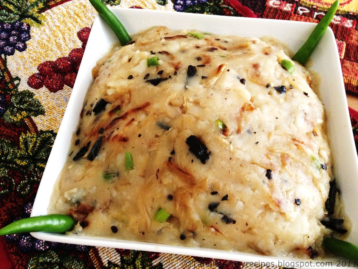 Tanuka's Easy Recipes: Indian Style Spicy Mashed Potatoes (Aloo Bharta)