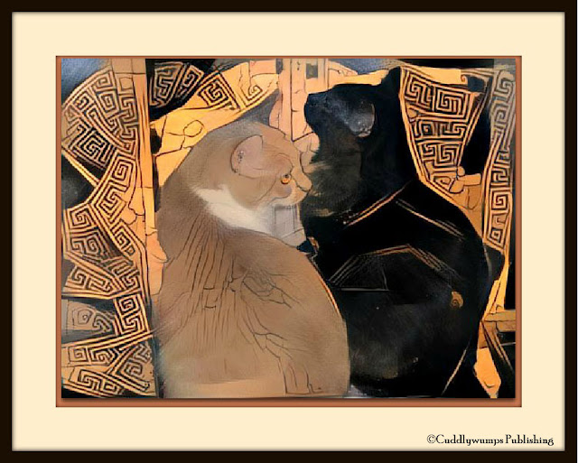 The Cuddlywumps Cat Chronicles: Caturday Art: Greek Vase