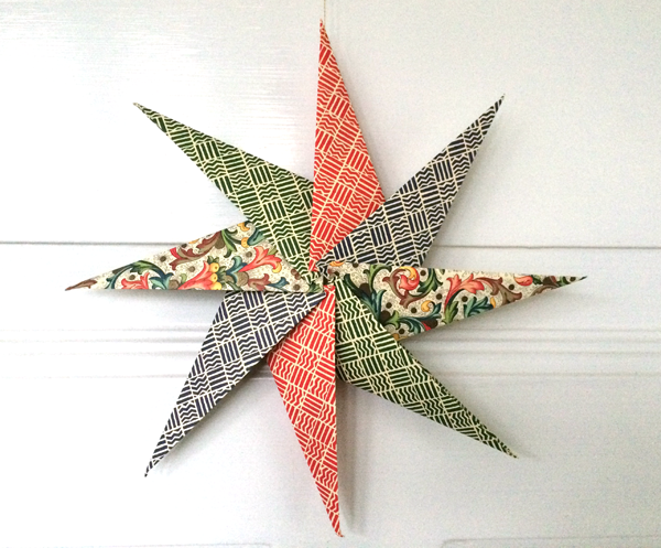 200procent: Julestjerne i papir - DIY