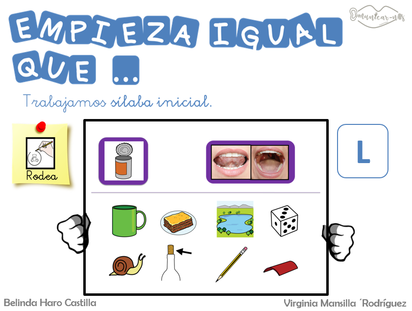 Siembra Estrellas: CONCIENCIA SILÁBICA: EMPIEZA POR...