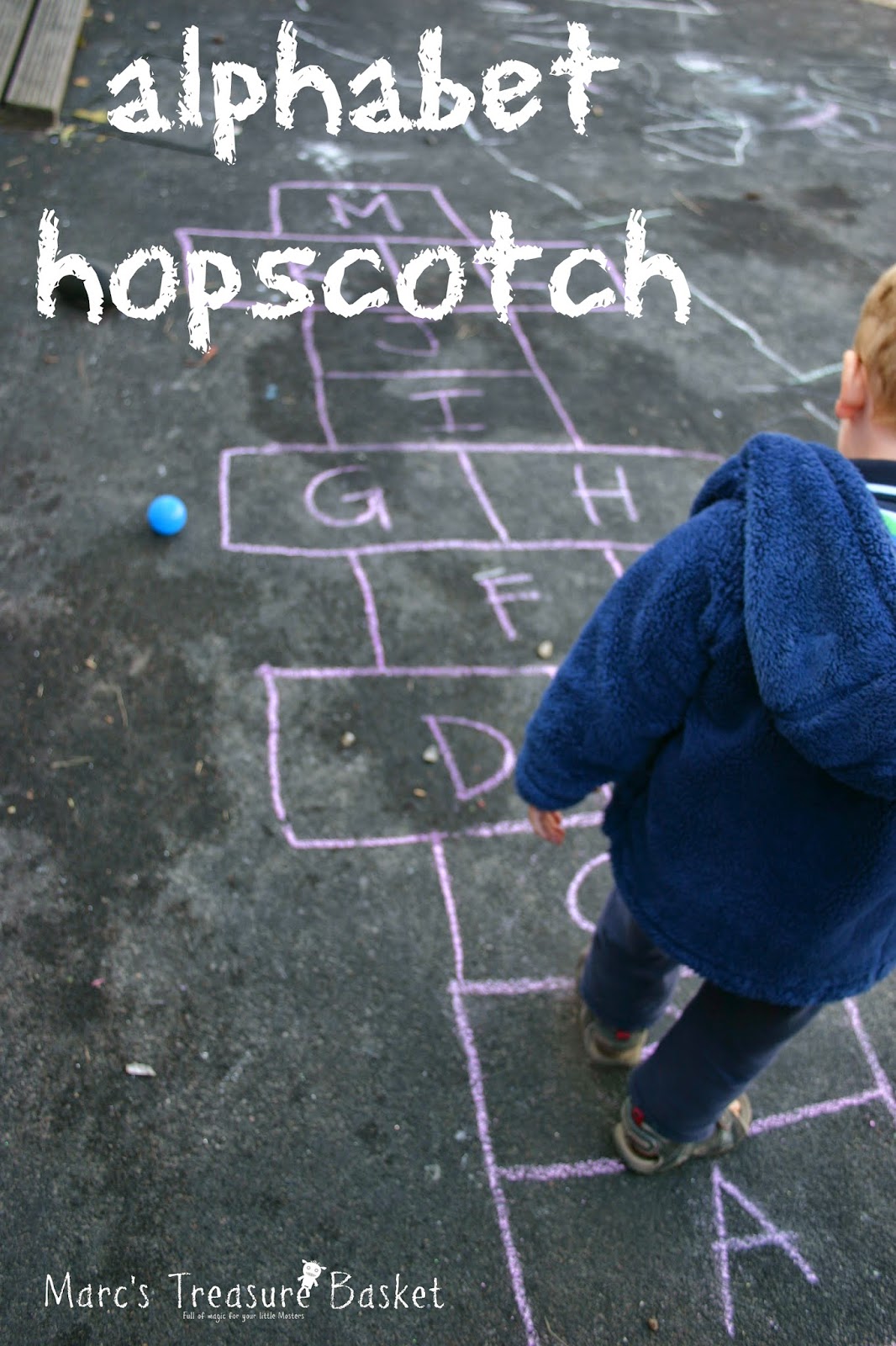 Marc's Treasure Basket: alphabet hopscotch