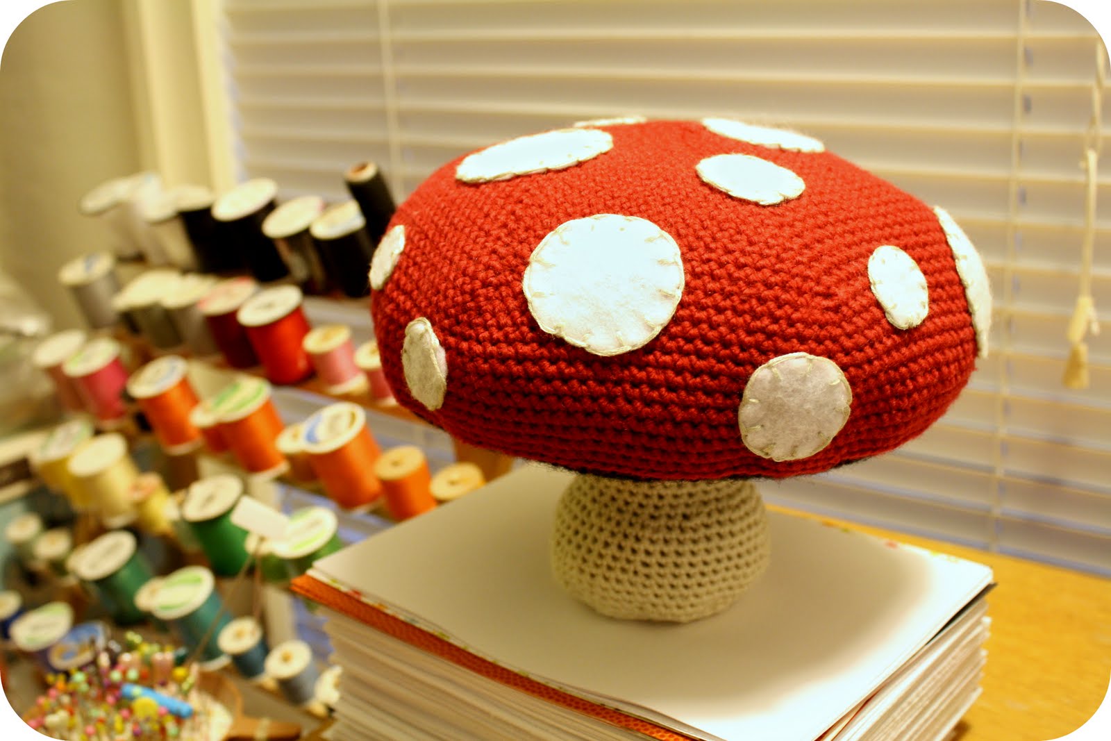 Oh the Cuteness!: Giant Amigurumi Toadstool Pattern!