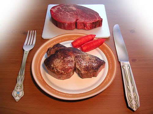 Tenderloin Steak Paper Model | Paperized Crafts